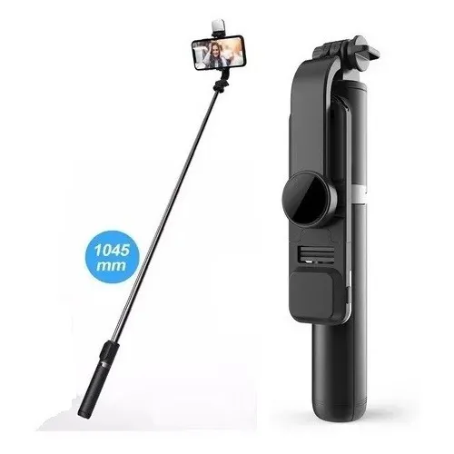 Selfie Stick Tripode 3 En 1 Con Luz Y Monopod Plegable Mercadolibre