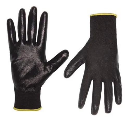 Guante Seguridad Nylon Recubierto Palma Nitrilo 4 Tallas Epp | MercadoLibre Guante Seguridad Nylon Recubierto Palma Nitrilo 4 Tallas Epp | MercadoLibre