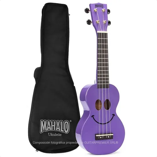 Ukelele Mahalo Smile Soprano Superior Colores + Funda + Pua Ukelele Mahalo Smile Soprano Superior Colores + Funda + Pua