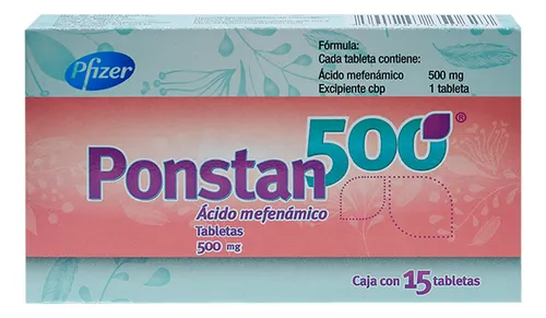 Ponstan Tableta 500 Mg, 15 Tabletas | Envío gratis