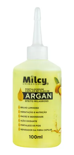 Tônico Fortalecedor Capilar Oleo Argan Milcy 100ml | MercadoLivre Tônico Fortalecedor Capilar Oleo Argan Milcy 100ml | MercadoLivre