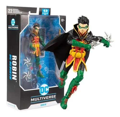 Figura Muñeco Robin Damian Wayne Mc Farlane Dc Multiver 18cm | MercadoLibre