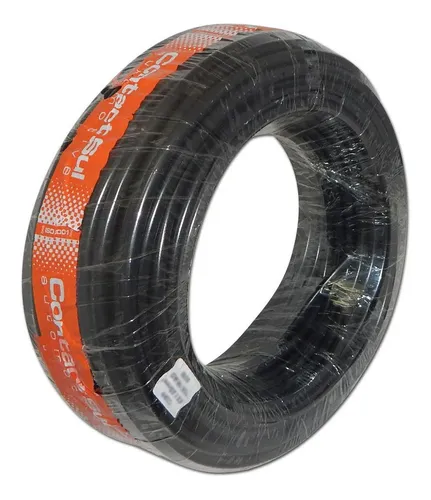 Rolo 50m Cabo Pp Contact 2x4mm 100% Cobre Rolo 50m Cabo Pp Contact 2x4mm 100% Cobre