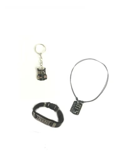 Pulseira Bts Metal + Colar Kpop Bts Army+ Chaveiro Colete ... Pulseira Bts Metal + Colar Kpop Bts Army+ Chaveiro Colete ...