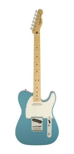Guitarra Eléctrica Fender Standard Telecaster De Aliso Lake Placid Blue Con Diapasón De Arce