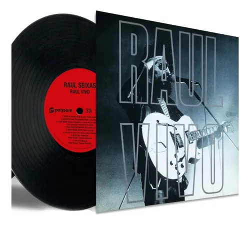 Lp Raul Seixas Raul Vivo 180g Polysom Lacrado Frete Grátis