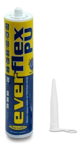 Cola Pu Selante Poliuretano Híbrido 400gr Branco Vidro Metal Cola Pu Selante Poliuretano Híbrido 400gr Branco Vidro Metal