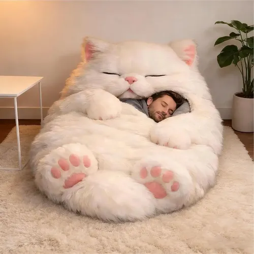 N.{} Saco De Dormir En Forma De Gato, Adorable Cat /. | Meses sin interés