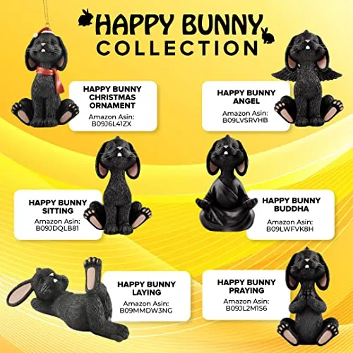 Figura De Conejo Negro Caprichoso Acostado De Espaldas,... en venta en ... Figura De Conejo Negro Caprichoso Acostado De Espaldas,... en venta en ...