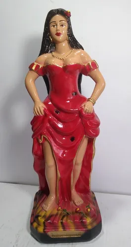 Escultura Pomba Gira Maria Mulambo Imagem Maria Mulambo 40cm Parcelamento Sem Juros