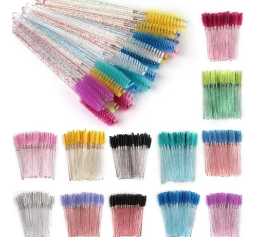 50 Cepillos Desechables Glitter Para Extensión De Pestañas | Meses sin ... 50 Cepillos Desechables Glitter Para Extensión De Pestañas | Meses sin ...