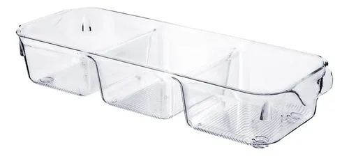Contenedor Acrilico De 3 Divisiones | MercadoLibre