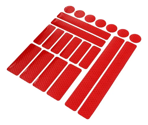 21 Pegatina Sticker Calcomanía Reflejante Rojo Para Coche | Meses sin ...