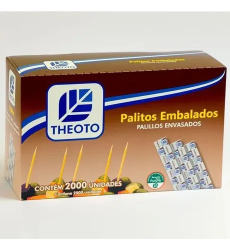 Palito De Dente Embalado 2.000 Unidades | Parcelamento sem juros Palito De Dente Embalado 2.000 Unidades | Parcelamento sem juros