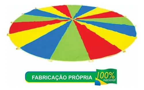 Brinquedo Paraquedas Lúdico Cooperativo 4m - Diversão | Parcelamento ... Brinquedo Paraquedas Lúdico Cooperativo 4m - Diversão | Parcelamento ...