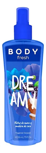 Coty Body Fresh Dreamy, Fragancia Corporal, 236 Ml | MercadoLibre
