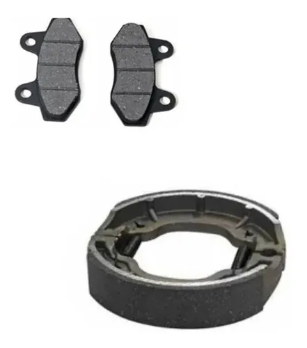Juego Balatas Delanteras Y Traseras Vento Lithium 150 Rm Juego Balatas Delanteras Y Traseras Vento Lithium 150 Rm