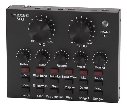 Interface De Conjunto De Áudio Da Placa De Som V8: External | Frete grátis Interface De Conjunto De Áudio Da Placa De Som V8: External | Frete grátis