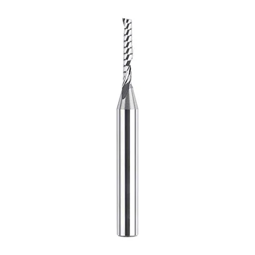 O Flute 1 8 Inch Cutter Up Cut Spiral End Mill Aluminu... | Envío gratis