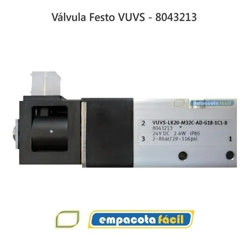 Válvulas Solenoide Festo Vuvs Lk20 M32c Ad G18 1c1 S 8043213