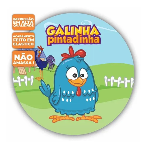 Painel De Festa Redondo Tecido Sublimado Galinha Pintadinha à venda em ... Painel De Festa Redondo Tecido Sublimado Galinha Pintadinha à venda em ...