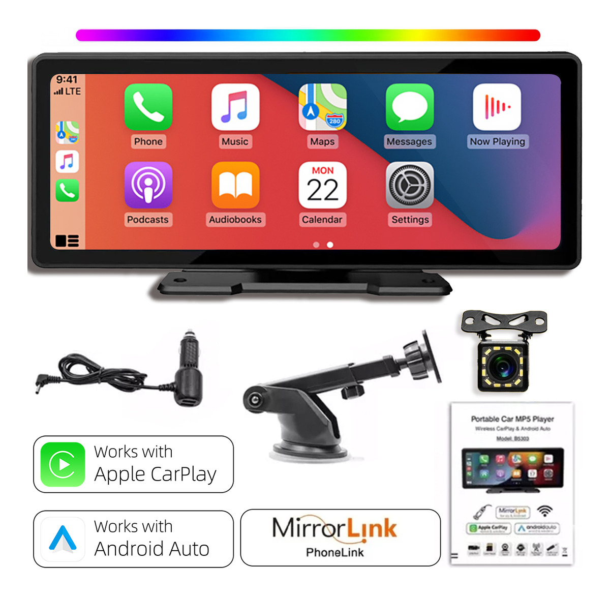 Review sistema multimedia Audiobahn AA710 con Bluetooth