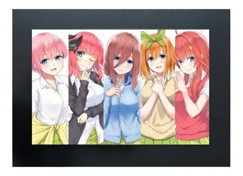 Cuadro De Las Quintillizas Nakano Go Toubun No Hanayome 42 Meses
