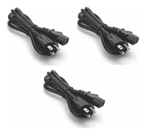3 Piezas Cable De Corriente Para Pc Cpu Monitor Tv Pantallas | Meses ... 3 Piezas Cable De Corriente Para Pc Cpu Monitor Tv Pantallas | Meses ...