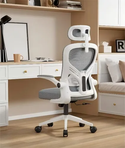 Silla De Escritorio Oficina Ergonomica Con Lumbar Ajustable Color ...