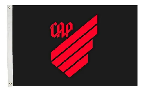 Bandeira Oficial Do Atlhetico Paranaense Preta 128 X 90 Cm
