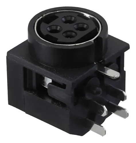 Conectores Jack Kycon Mini-din 4 Pinos Preto | MercadoLivre