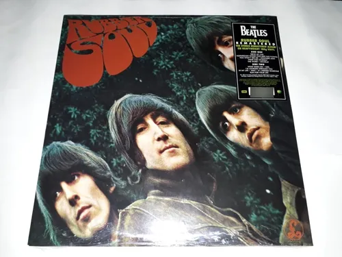 Lp Beatles Rubber Soul Vinil Novo E Lacrado 180g Frete Grátis