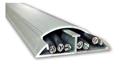 2 Pz Canaleta Aluminio Piso 2 Vías 1.25 Metros 17x60mm 2 Pz Canaleta Aluminio Piso 2 Vías 1.25 Metros 17x60mm