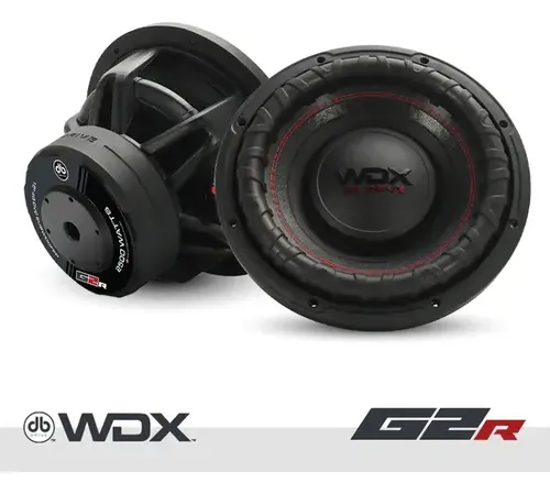 Subwoofer Db Drive Wdx12g2r.4 12 PuLG 2500w Máx 4 Ohms Dvc Negro ...