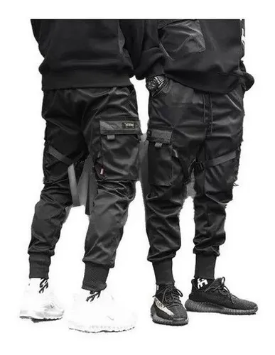 Calças Cargo Casual Harem Joggers Hip Hop Masculina Cuotas Sin Interés
