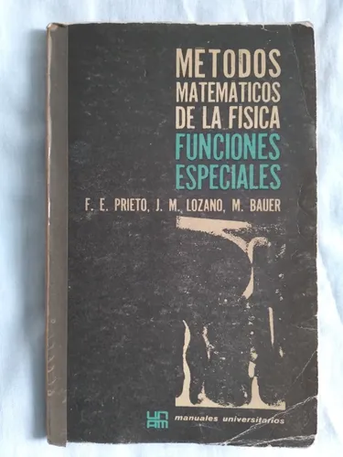 Libro Métodos Matemáticos De La Física, Funciones Especiales en venta ... Libro Métodos Matemáticos De La Física, Funciones Especiales en venta ...