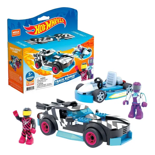 Mega Construx Hot Wheels Carro Track Ripper And Kart Meses Sin Interés