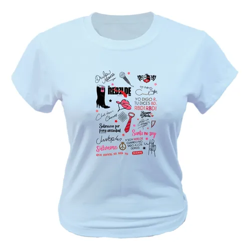 Camiseta Rbd Musicas - Rebelde - Rbd- Soy Rebelde Tour 2023 Camiseta Rbd Musicas - Rebelde - Rbd- Soy Rebelde Tour 2023