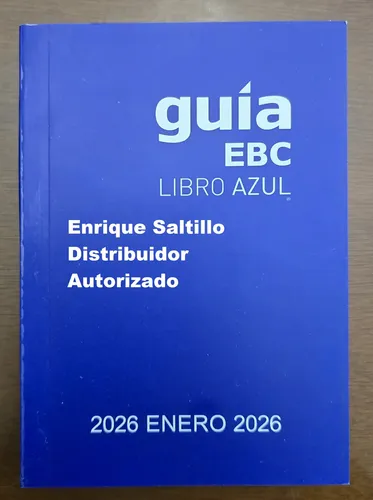 Libro Azul Guia Ebc Edicion Enero 2026 Envio Incluido | Meses sin interés