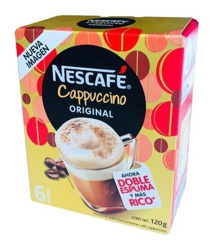 Nescafe Cappuccino Original Caja Con 6 Exhibidores De 6 Sobr | MercadoLibre Nescafe Cappuccino Original Caja Con 6 Exhibidores De 6 Sobr | MercadoLibre