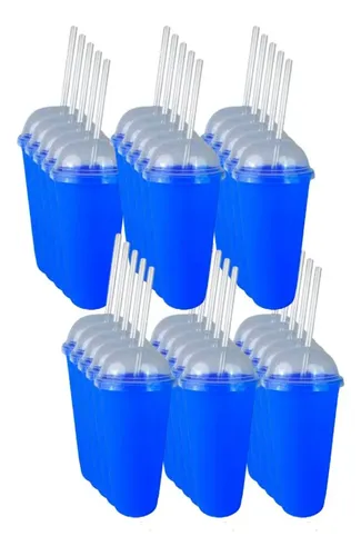 Vaso Tipo Ice Con Glitter Y Tapa De Plástico 30 Piezas 26 Oz | Envío gratis