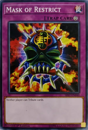 Yugioh! Mask Of Restrict Sr07-en040 1st Edition Comun | Meses sin interés