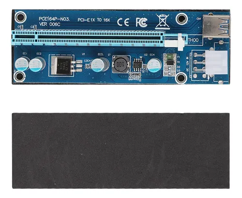 Placa Gráfica Card Riser Extender Usb3.0 Pci-e 1x A 16x | Frete grátis