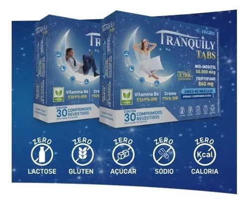 Suplemento en comprimidos Idnlabs Tranquily Tabs triptofano e inositol ... Suplemento en comprimidos Idnlabs Tranquily Tabs triptofano e inositol ...