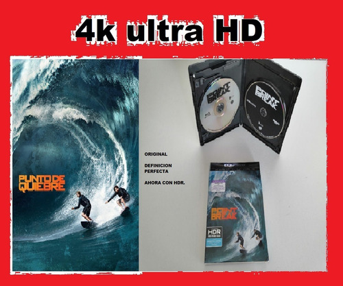 4k Point Break Punto De Quiebre Pelicula Blu Ray Ultra Hd Meses Sin