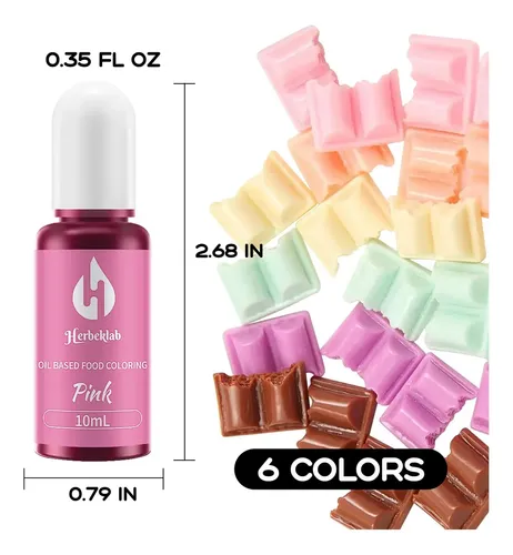 Colorante Alimentario A Base De Aceite Para Chocolate, 4 Col | Cuotas ...