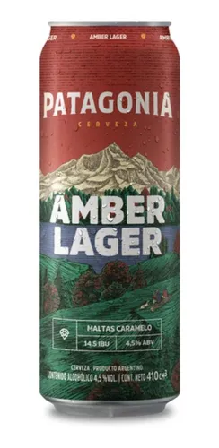 Cerveza Patagonia Amber Lager Lata 410 Ml Fullescabio