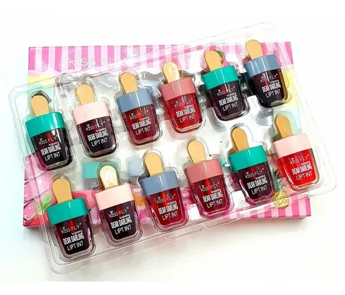Set 12 Tintas Para Labios En Forma De Paleta Meses Sin Interés