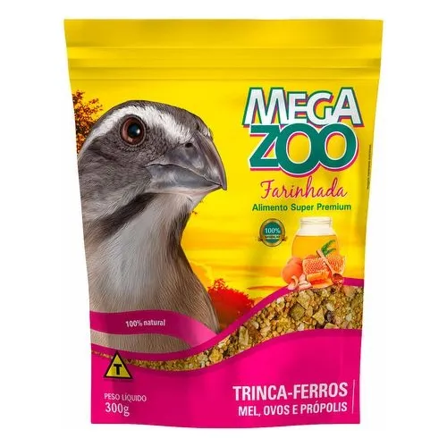 Megazoo - Farinhada Trinca Ferro Mel, Ovos E Propolis - 300g | MercadoLivre Megazoo - Farinhada Trinca Ferro Mel, Ovos E Propolis - 300g | MercadoLivre