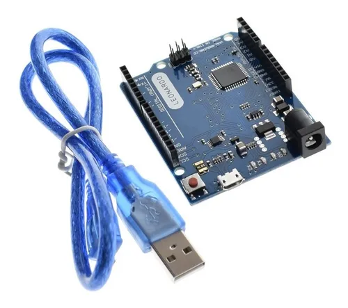4x Placa Leonardo R3 + Cabo Usb Para Uno 4x Placa Leonardo R3 + Cabo Usb Para Uno